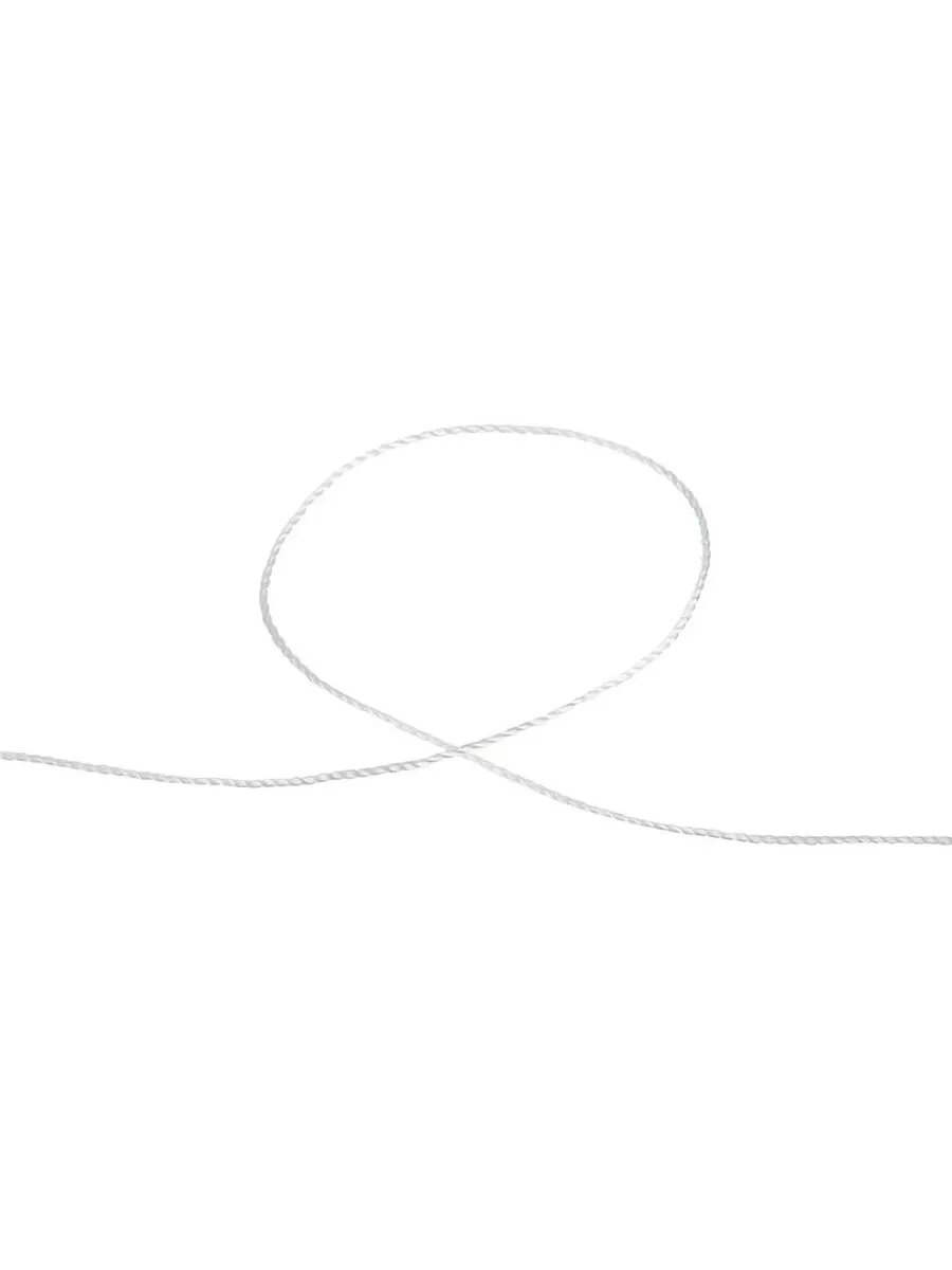 Белая лавсановая прошивная нить 1000 м