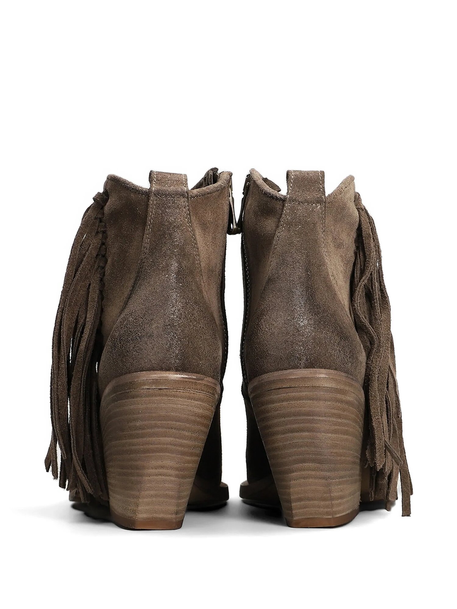 Ботинки Metisse Fringe-detail ankle boots, размер 40, коричневый — фото 1