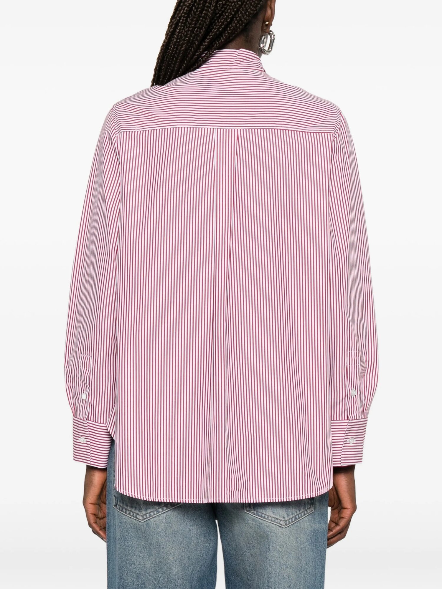 Рубашка Manuel Ritz Striped shirt, размер 38, red — фото 1