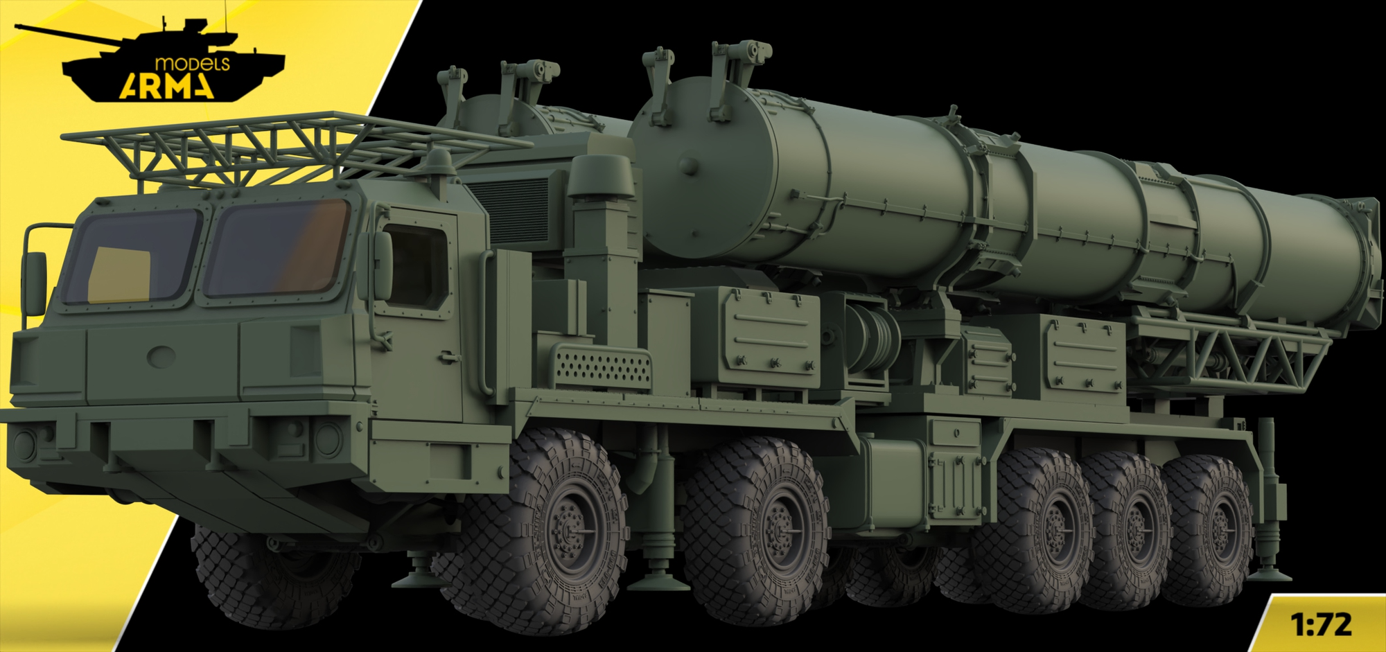 Сборная модель AM72456 Российский зенитно-ракетный комплекс С-500 Прометей (Триумфатор-М)