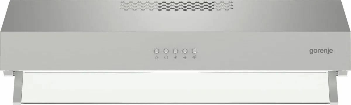 Встраиваемая вытяжка Gorenje WHU529EX/M, нержавеющая сталь, кнопочное управление