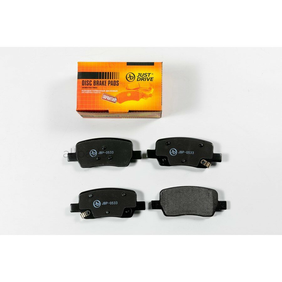 JUST DRIVE JBP0533 Колодки тормозные дисковые, задние