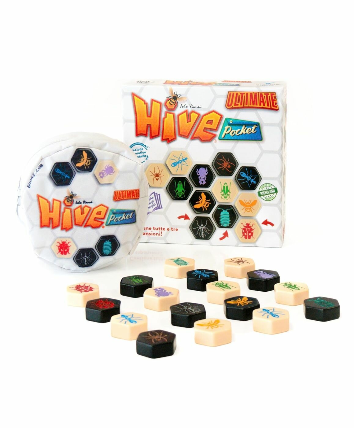 Настольная игра Hive Pocket Ultimate (Улей дорожная версия - полное издание). Товар уцененный