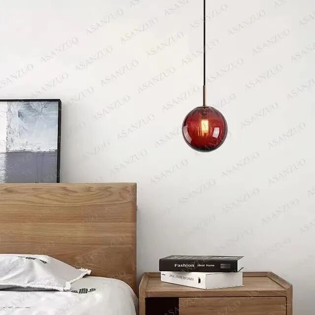Ronaldo lighting Люстра E27 7 Вт для гостиной, со стеклянным плафоном, 150x150x1500 мм — фото 1
