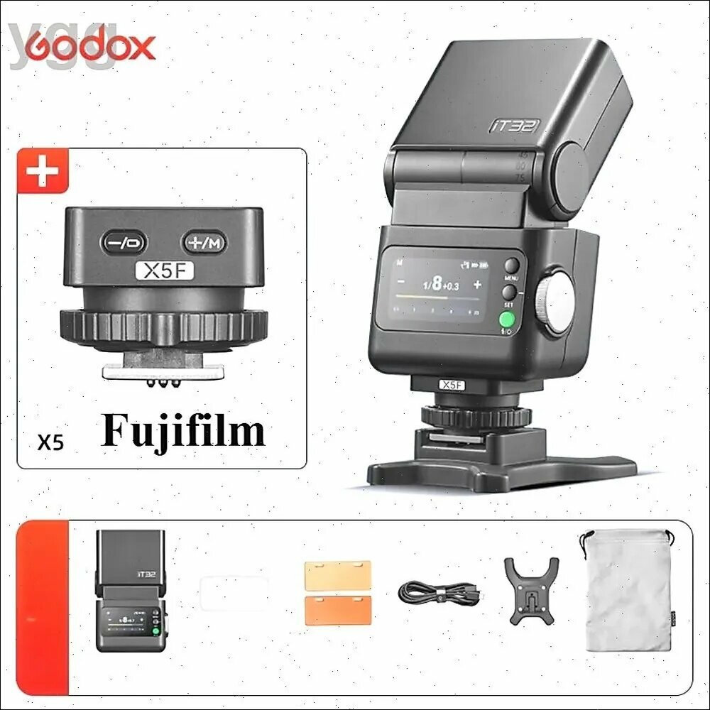 Godox iT32 & X5 Вспышка мини-камеры, автоматический замер TTL, высокоскоростная синхронизация