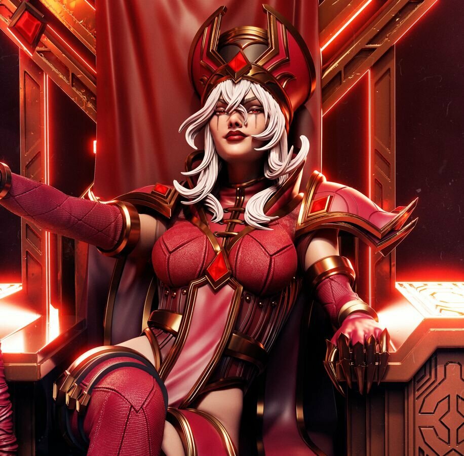 Сборная модель Sally Whitemane (Warcraft), 300мм (без базы), 1/6 для покраски