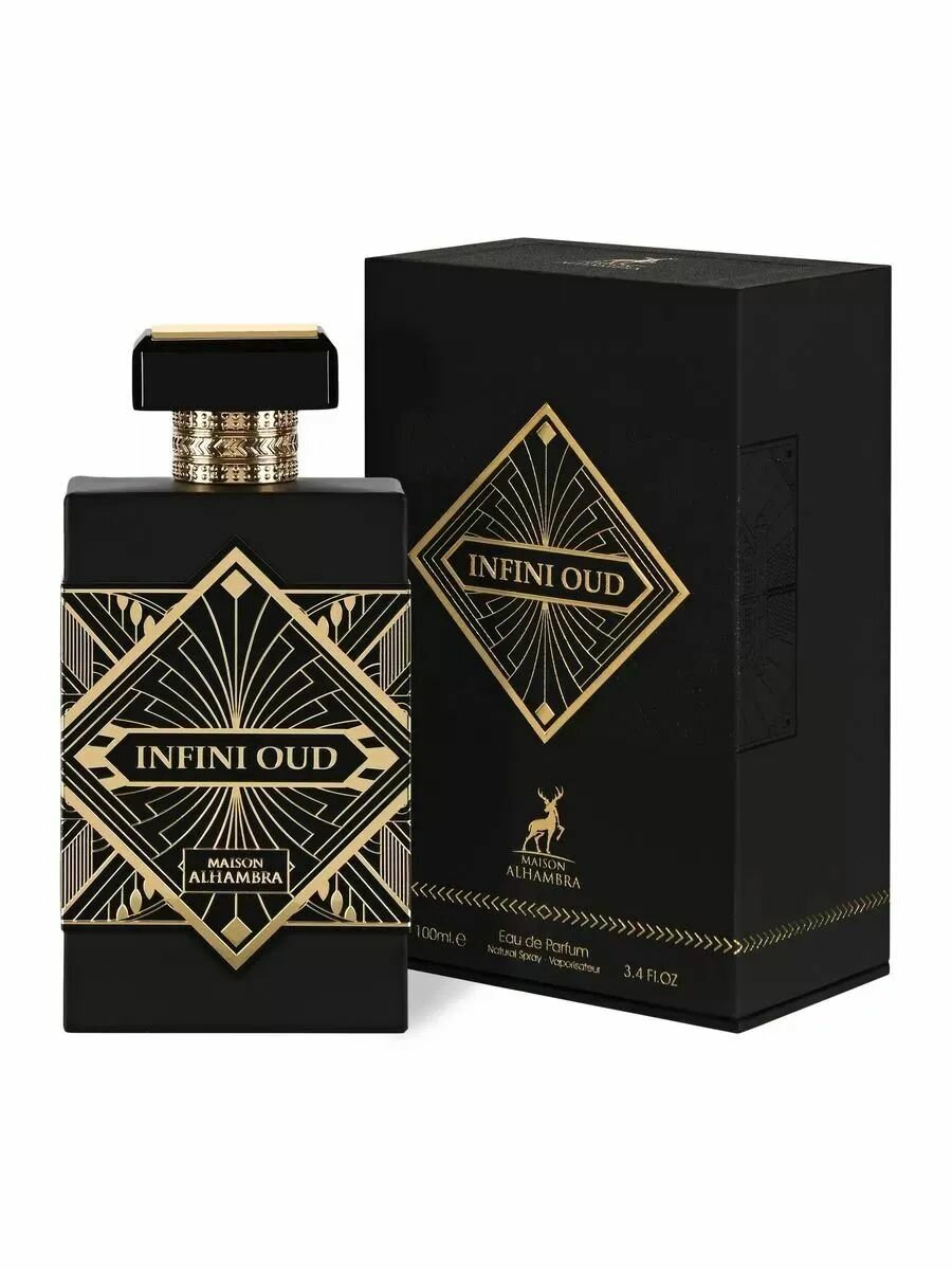 MAISON ALHAMBRA Парфюмерная вода Infini Oud унисекс, спрей, 100 мл
