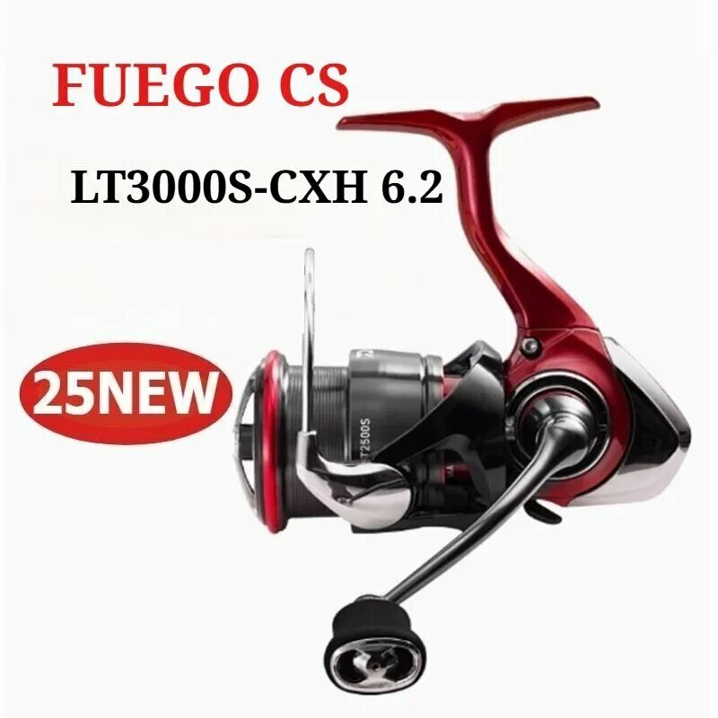 Новинка 2025 года, рыболовная катушка для спиннинга DAIWA FUEGO CS LT, Катушка для ловли наживки, Максимальное сопротивление спиннинга 12 кг