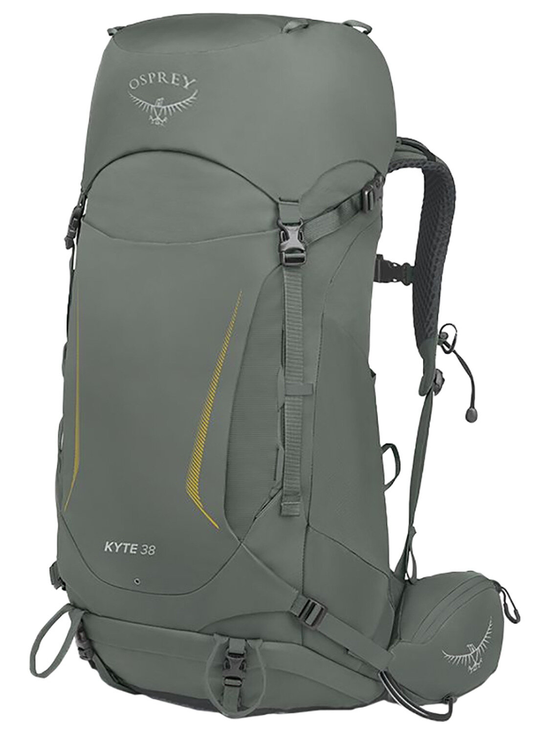 Рюкзак Osprey Kyte 38 Rocky Brook Green 2026 Серый, для женщин
