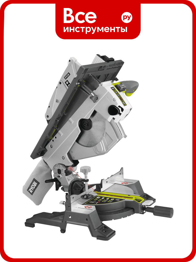 Комбинированная торцовочная пила Ryobi RTMS1800-G 1800 Вт 5133002152