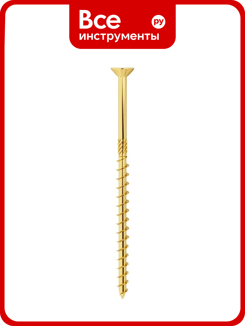 Шуруп HOLZTECHNIC Sch wood screw 4x40 500 шт. SCHH440 для надежного соединения проводников