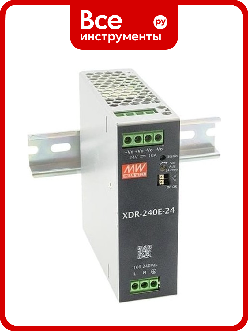 Источник питания Mean Well AC-DC XDR-240E-24 Т03762535