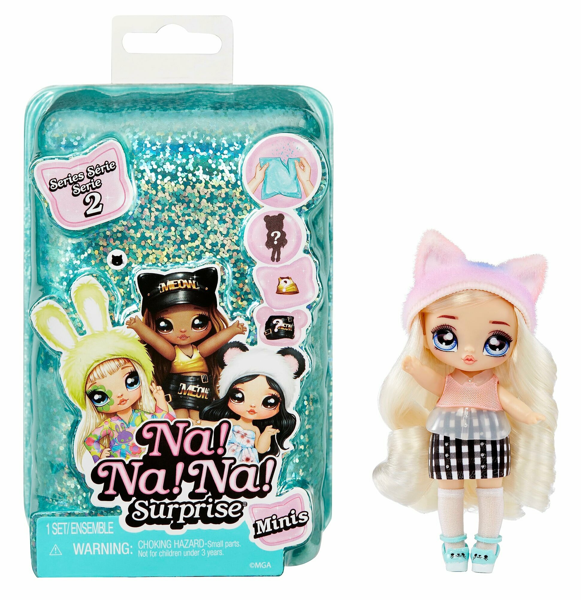 Игрушка сюрприз кукла шарнирная MGA Minis Series 2 / Игрушки для девочек с модными кукламиABC123