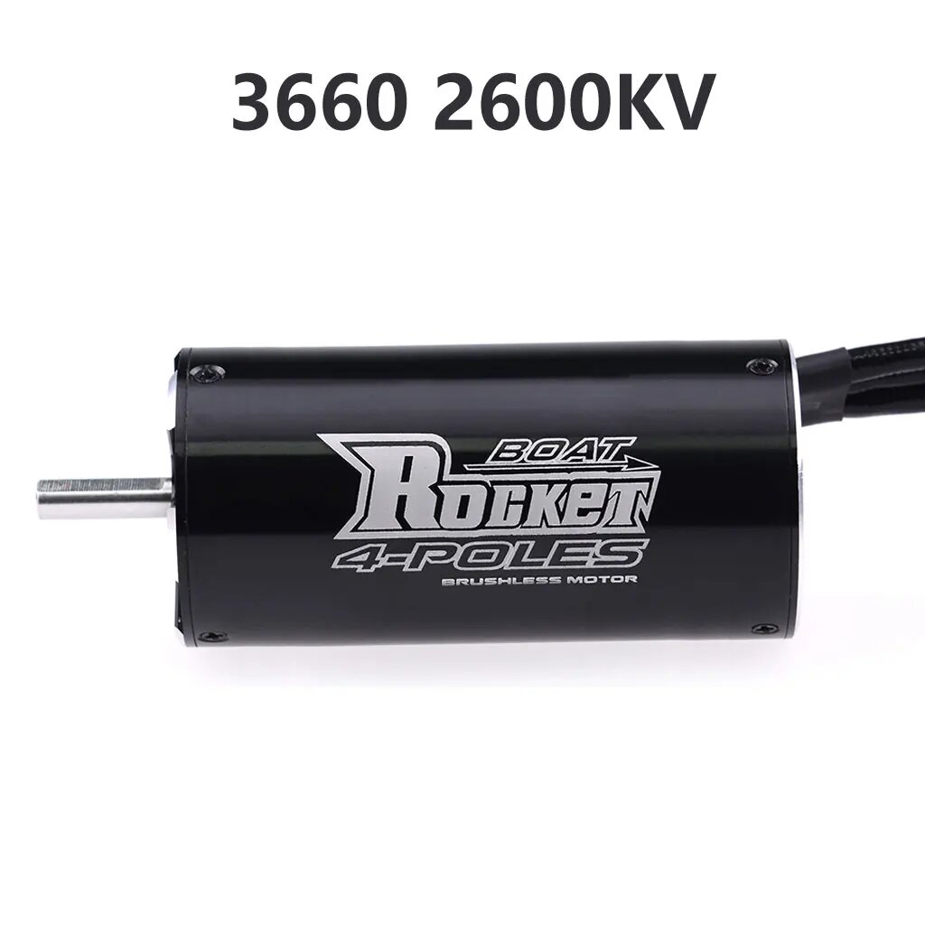 SURPASSHOBBY Rocket-RC 3660/3670/3680 Waterproof Brushless Motor 5.0mm Shaft for 800-1000mm RC Feilun Fishing Bait Boat Traxxas