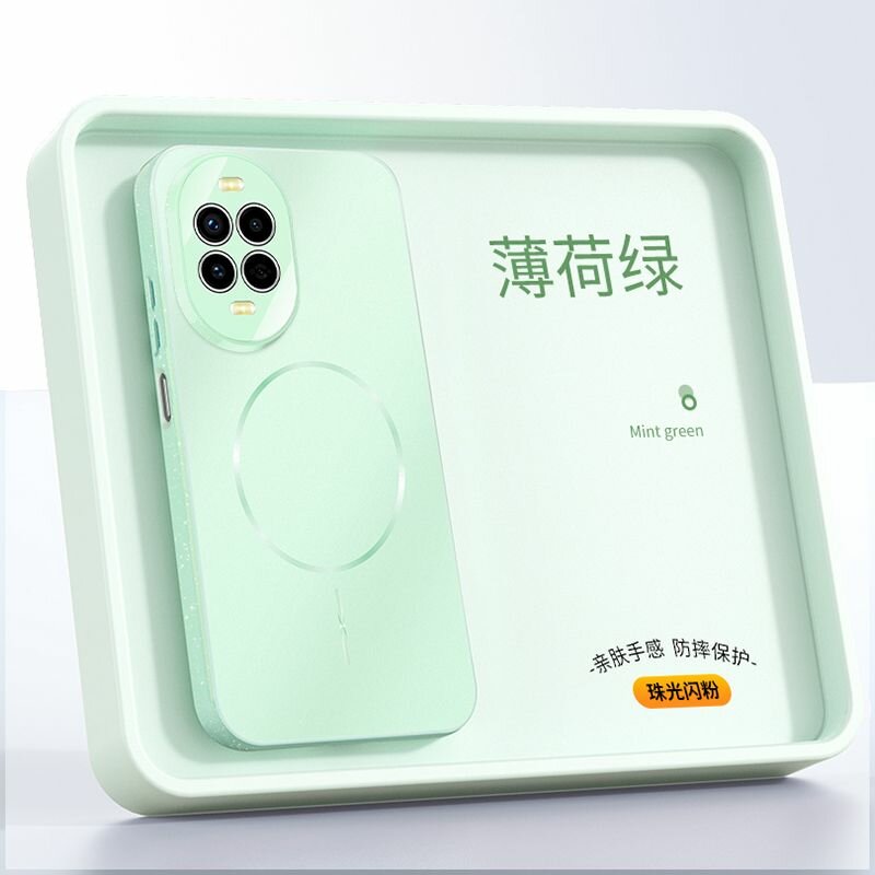 Чехол для Huawei Nova 13 Pro / Хуавей Нова 13 Про Матовый чехол с перламутровым блеском, полной защитой камеры, противоударный