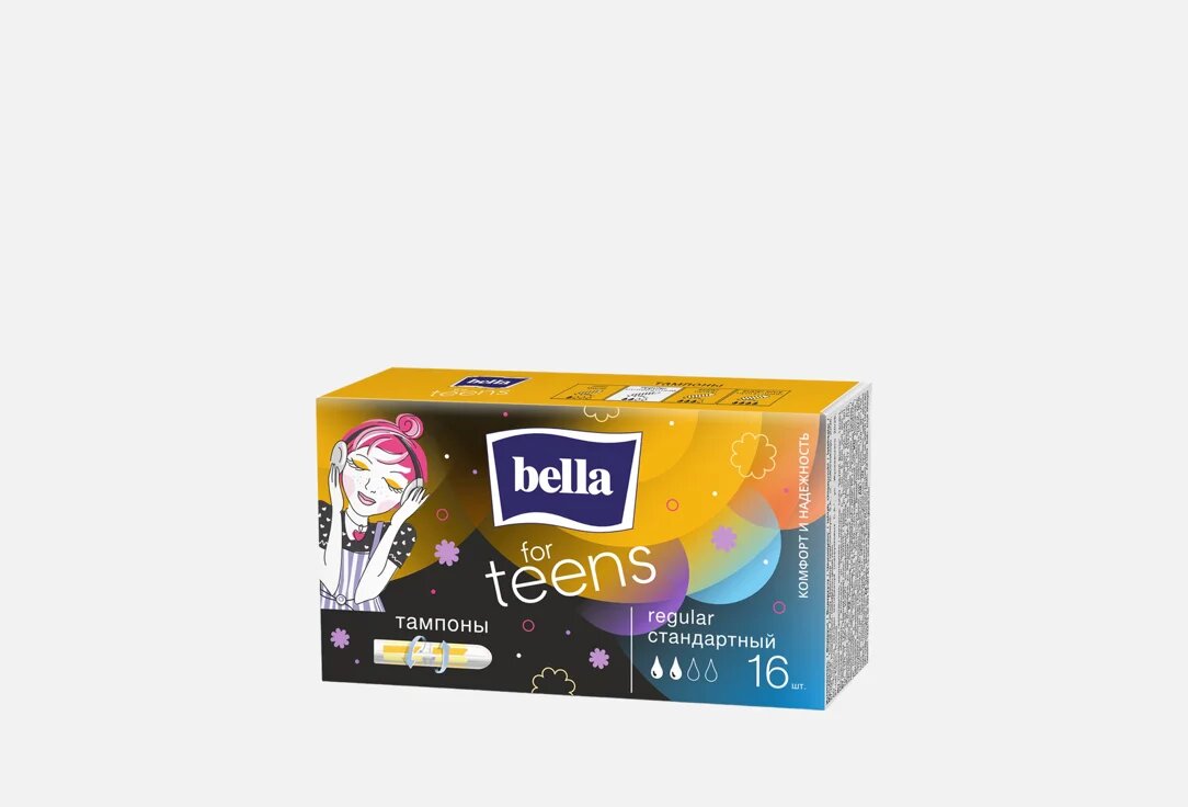 Bella for teens, regular Тампоны гигиенические 16 шт