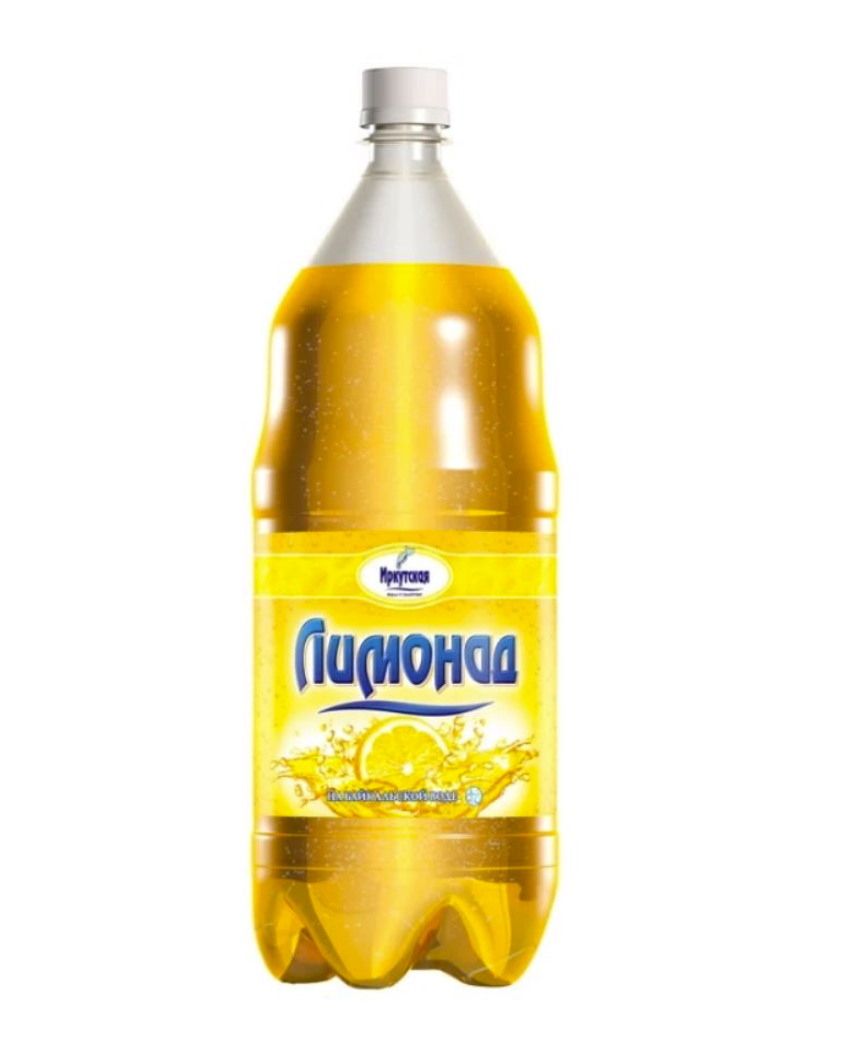 Напиток газированный Иркутская Лимонад, 2 л