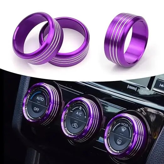 Накладки кнопки центральной консоли для Subaru Forester 2014-2018, Crosstrek XV Purple, Фиолетовый
