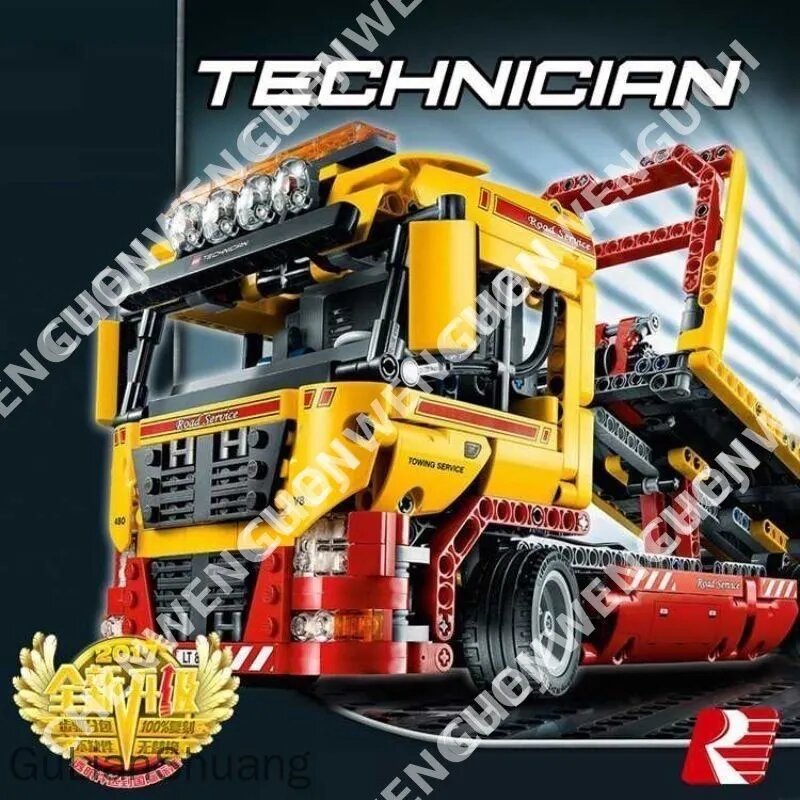 Эксклюзивный конструктор Technic 8109 с платформой, 1115 деталей, белый цвет, Китайское производство, совместим с LEGO
