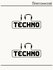 2-е (Две) Термонаклейки techno техно