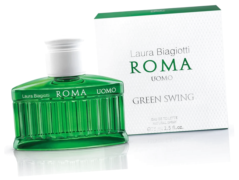 Духи Лаура Биаджотти Рим Уомо Грин Свинг мужские 125 мл / Laura Biagiotti Roma Uomo Swing
