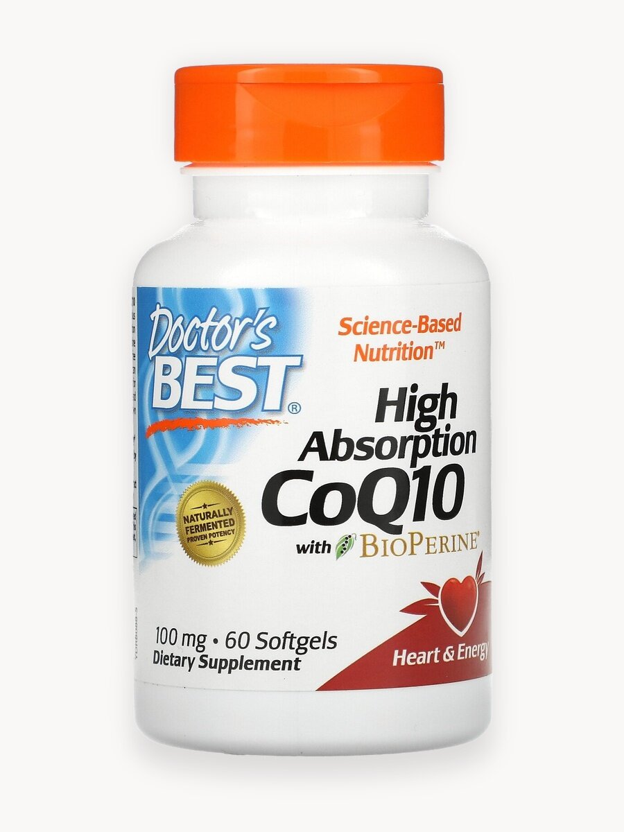 High Absorption Co Q10 with BioPerine капс, 100 мг, 60 шт.