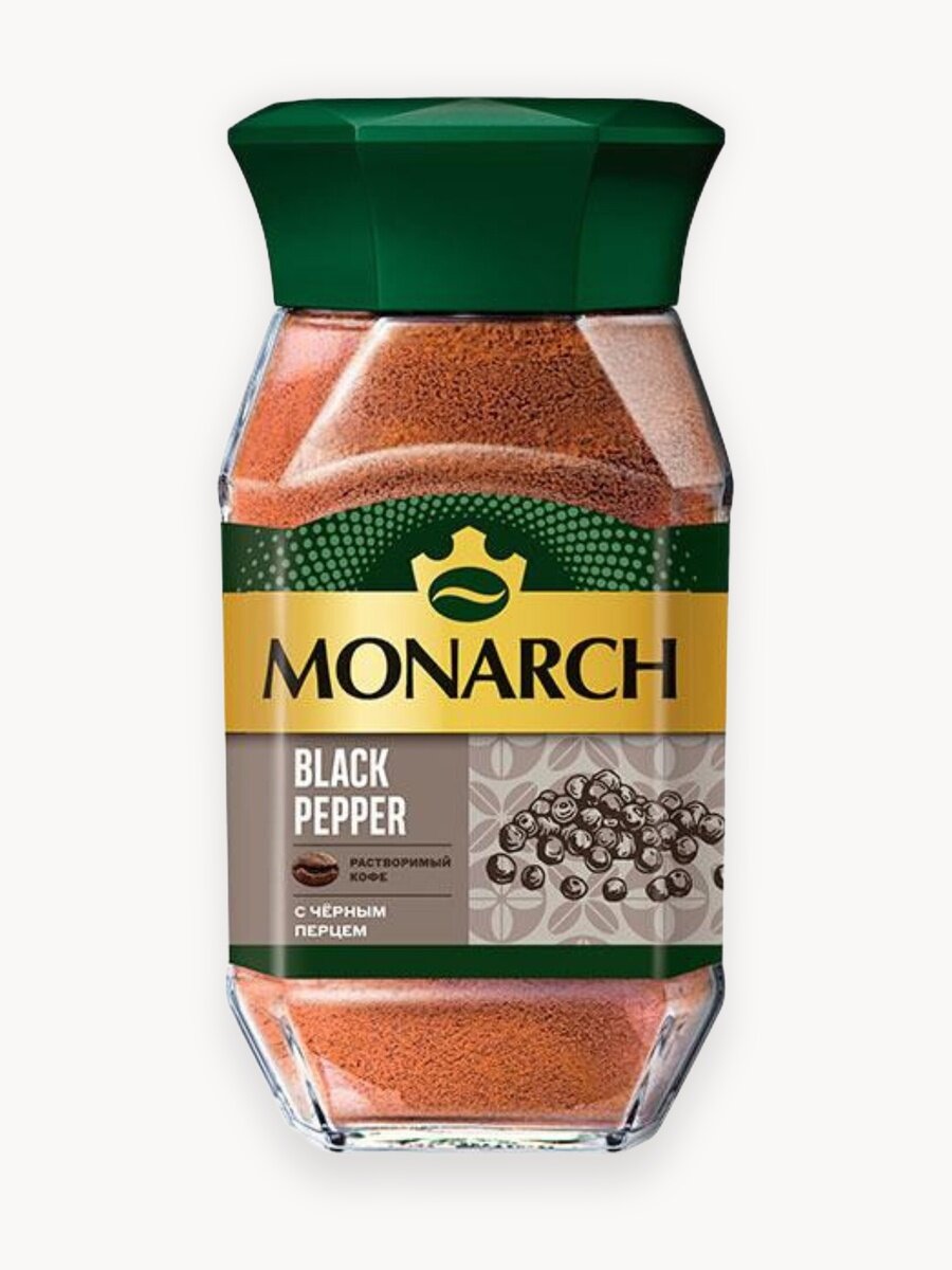Кофе растворимый Monarch с чёрным перцем 45 г