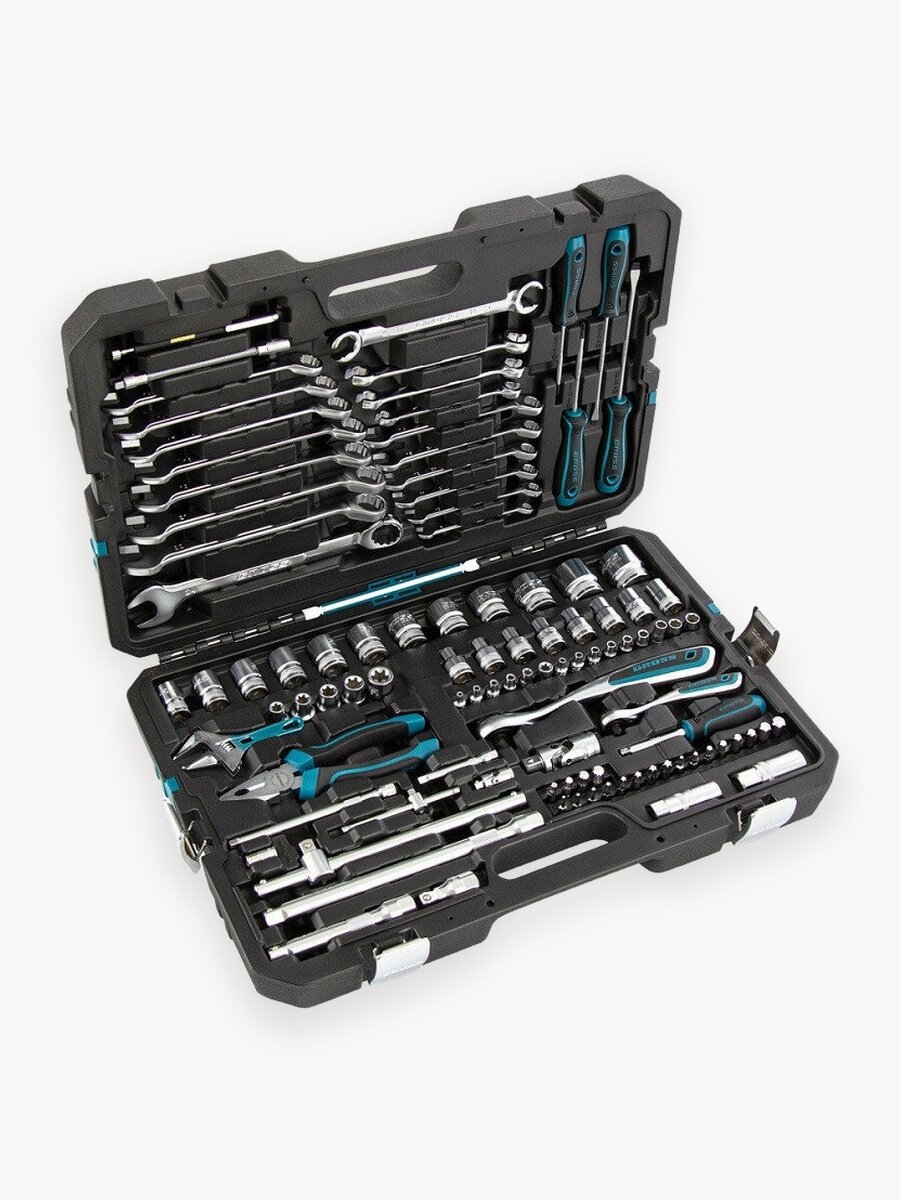 Набор инструментов, 1/4" 1/2" CrV 101 предмет Gross