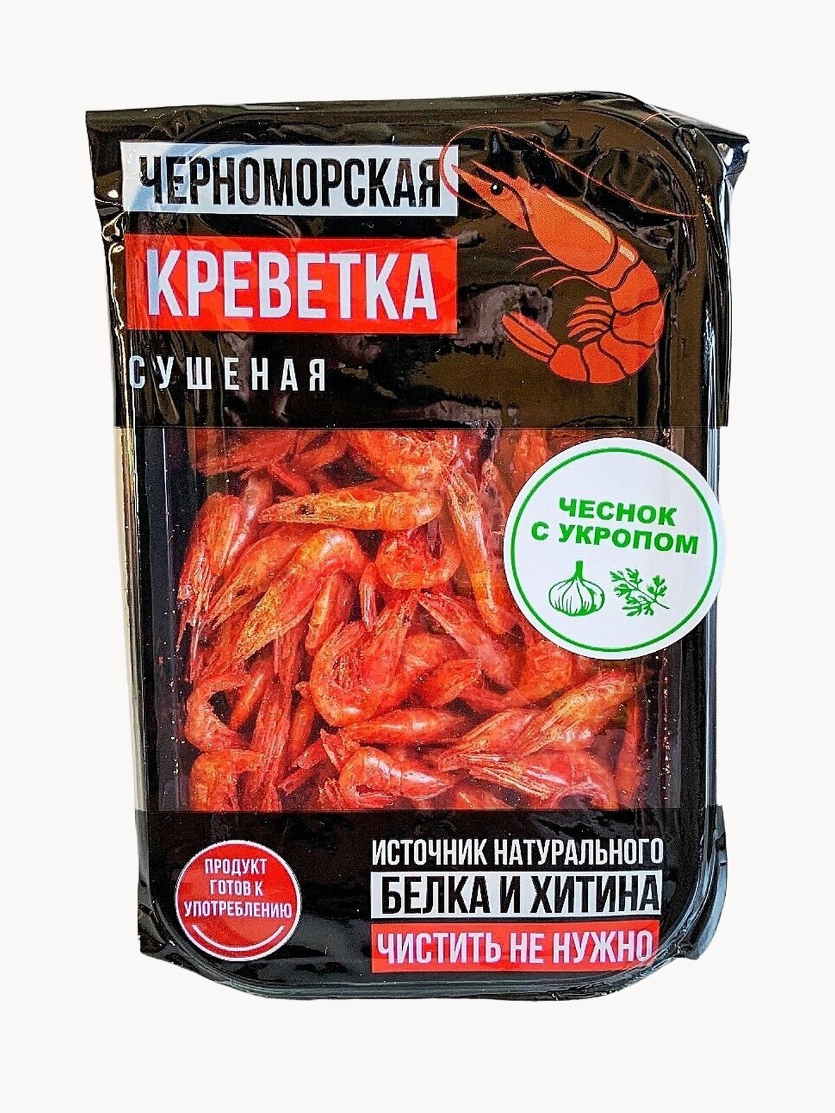 Черноморская Креветка, Сушеная, С Укропом и Чесноком 22 гр.