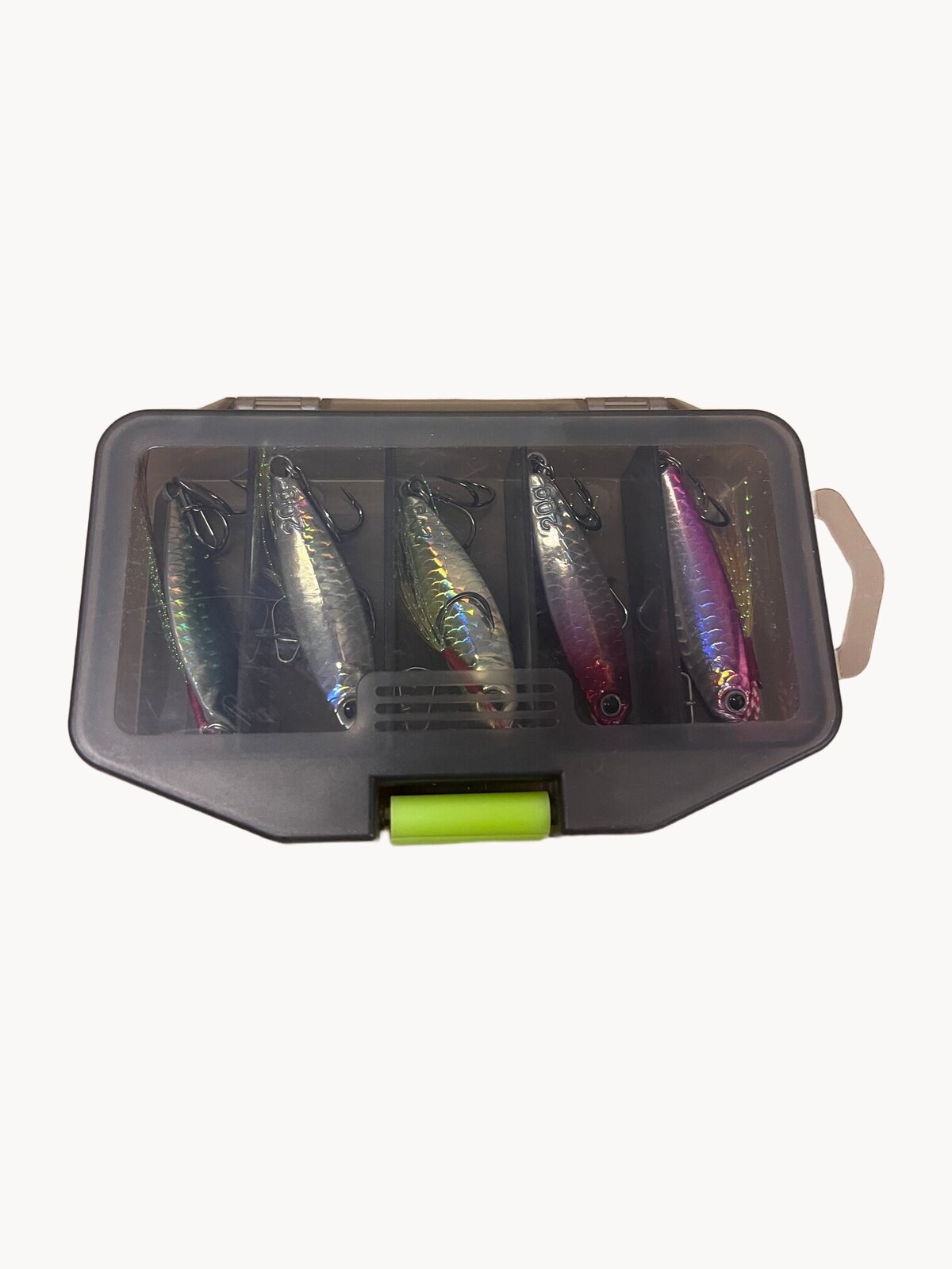 Набор блесен "Пилькер", для рыбалки на хищную рыбу, 5 штук, в кейсе, 20 г