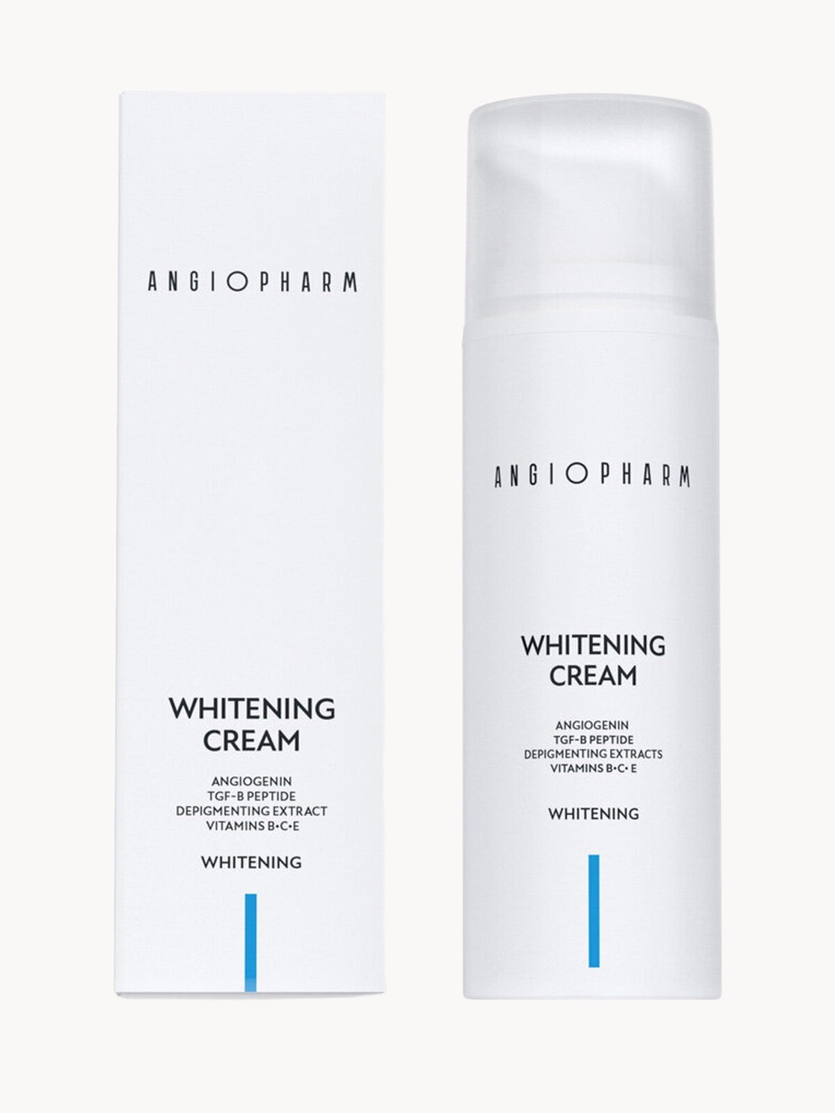 Angiopharm Whitening Cream Осветляющий крем для лица, 50 мл