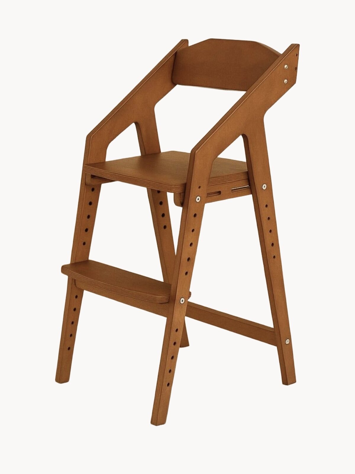 Растущий стул для детей от 2 до 14 лет деревянный, ортопедический для школьника для кормления