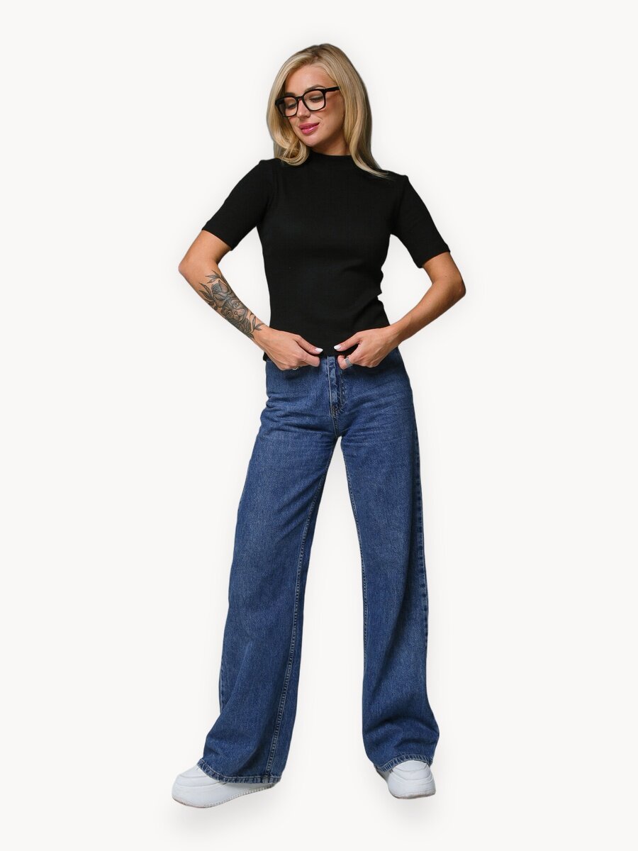 Водолазка с коротким рукавом