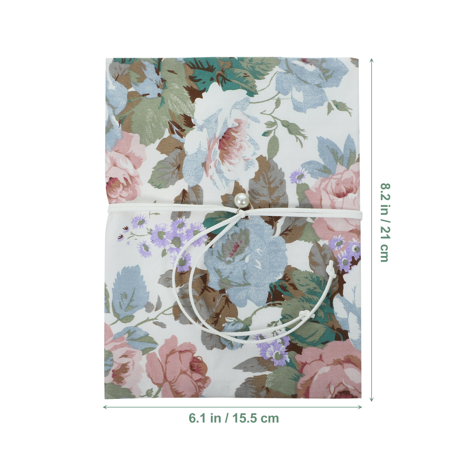 Чехол Для Книг С Розовым Дизайном Из Премиальной Ткани 21X14.8Cm Защитный Чехол Для Учебников И Тетрадей