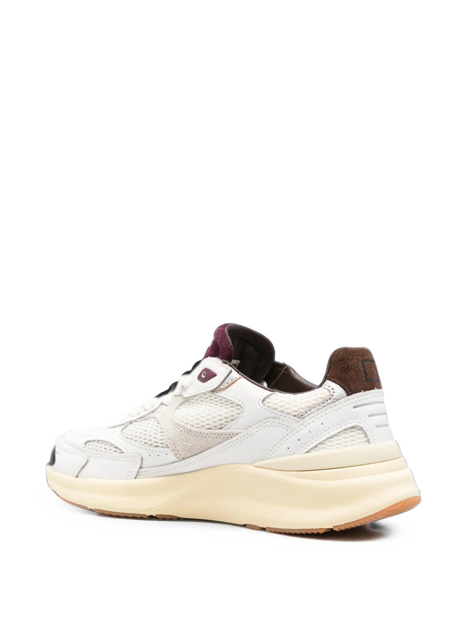 Кроссовки D.A.T.E. Panelled leather sneakers, размер 37, white — фото 1