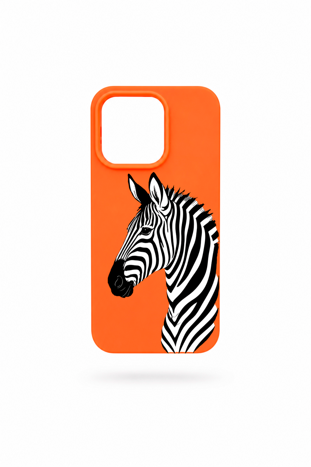 Чехол для iPhone 16 Pro Max, Зебра, силикон, soft touch, матовый, мягкий, тонкий, открытые кнопки