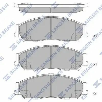 Колодки дисковые передние Toyota Camry 2.4/3.5 06>