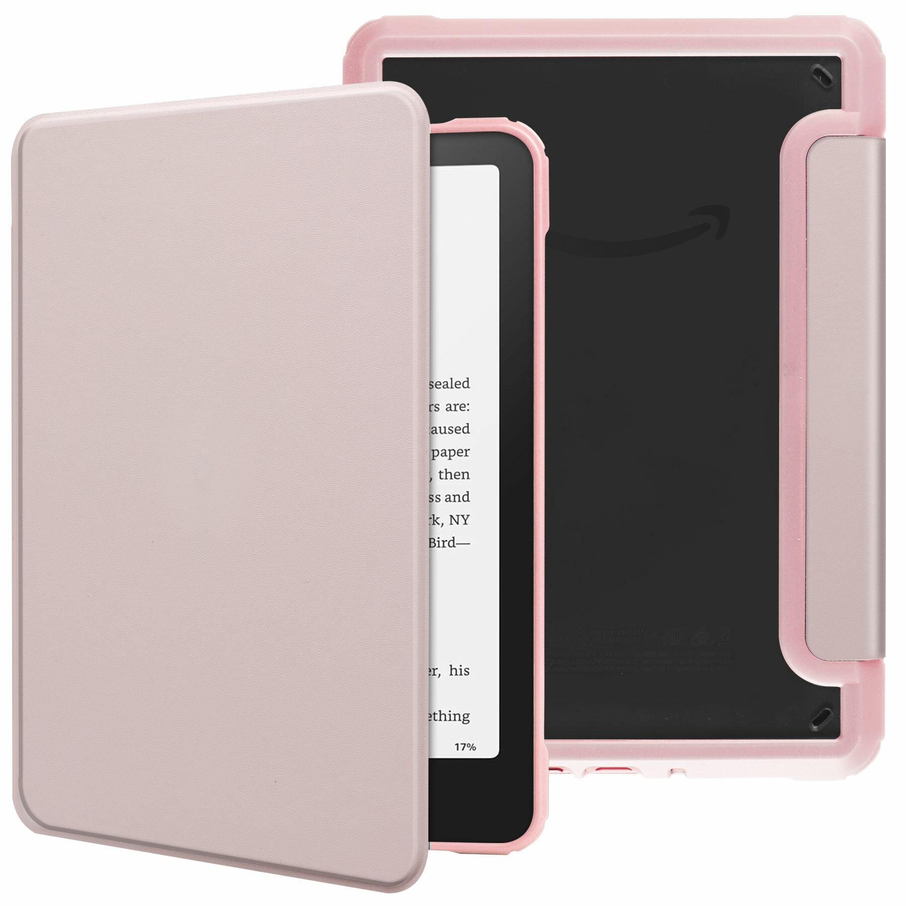 Чехол-книжка MATTE для Amazon Kindle Paperwhite 12 Gen (7", 2024) sand pink