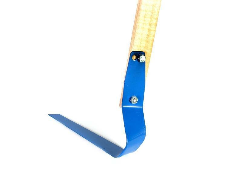 Плоскорез ATA большой с двумя режущими кромками, металлический, с черенком для обработки почвы