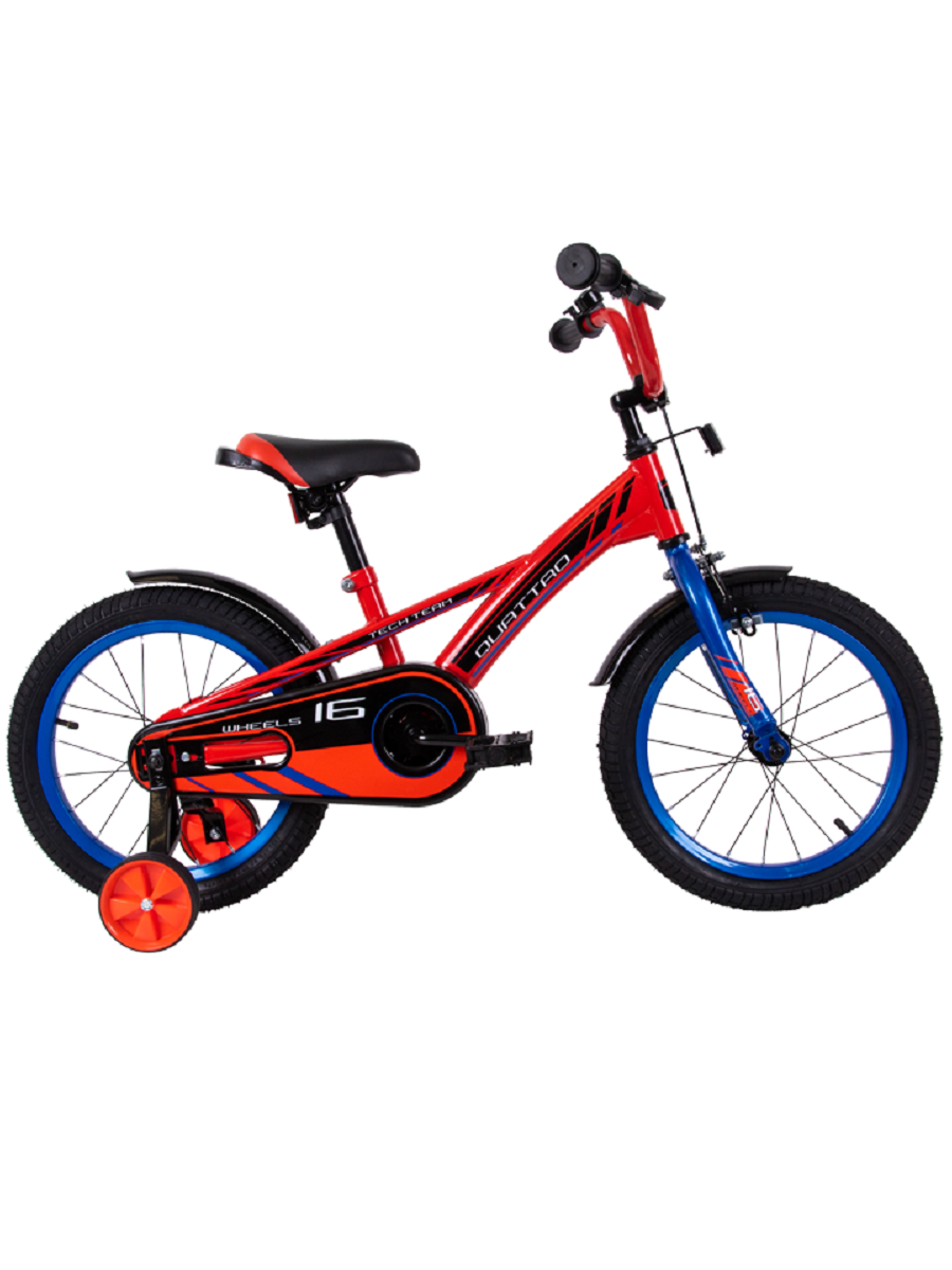 Велосипед детский Tech Team Quattro 20" красный (сталь) red