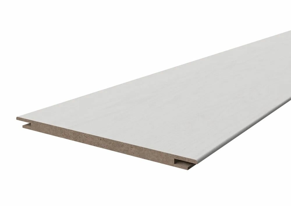 Комплект доборов 3 шт 100 мм ПВХ Milky white эко-шпон, телескопический