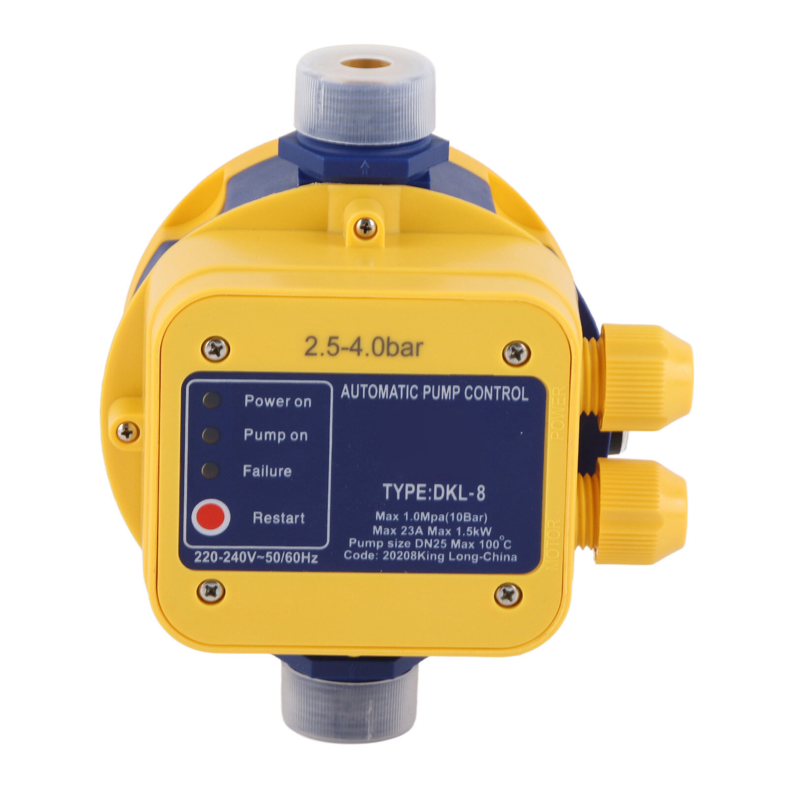 Контроллер водяного насоса, 2,5-4,0 бар, 220V 240V