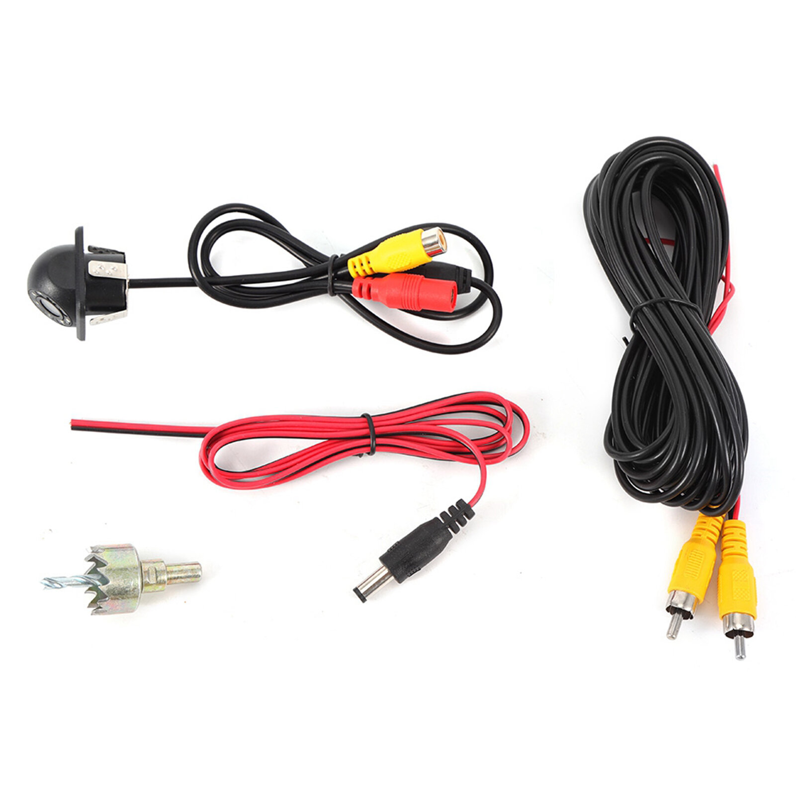 Ультра Прозрачная Цветная CCD-Камера 170 ° Car Waterproof 8LEDs Light 20mm/0.8in Drill Камера Заднего Вида