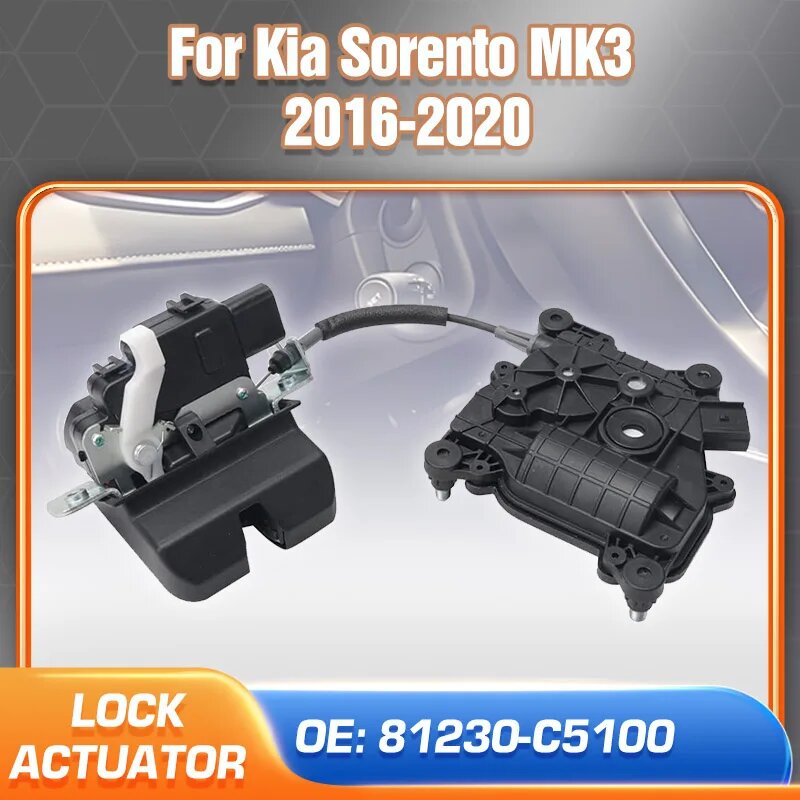 Автомобиль для Kia Sorento 2016 2017 2018 2019 2020 механизм привода замка задней двери багажника 81230-C5100 в сборе замка багажника
