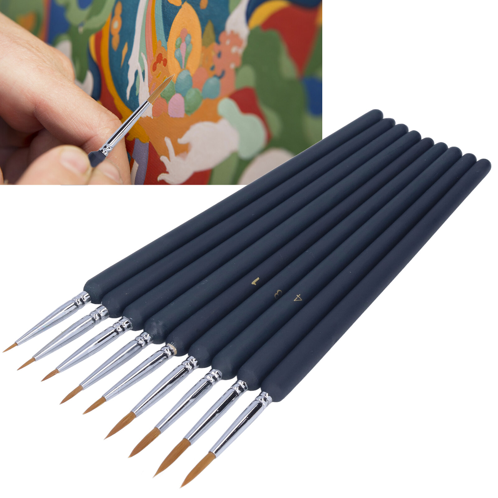 Кисть для рисования, многофункциональный крючок, линия для рисования, мазок, акварельная кисть, инструменты для рисования