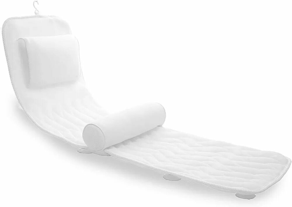 Подушка для ванны на все тело с поясной подушкой с 14 присосками 3d air mesh