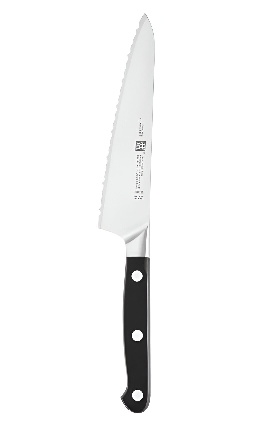 Нож поварской волнистый Zwilling Pro 14 см 38425-141-0, черный/серебряный
