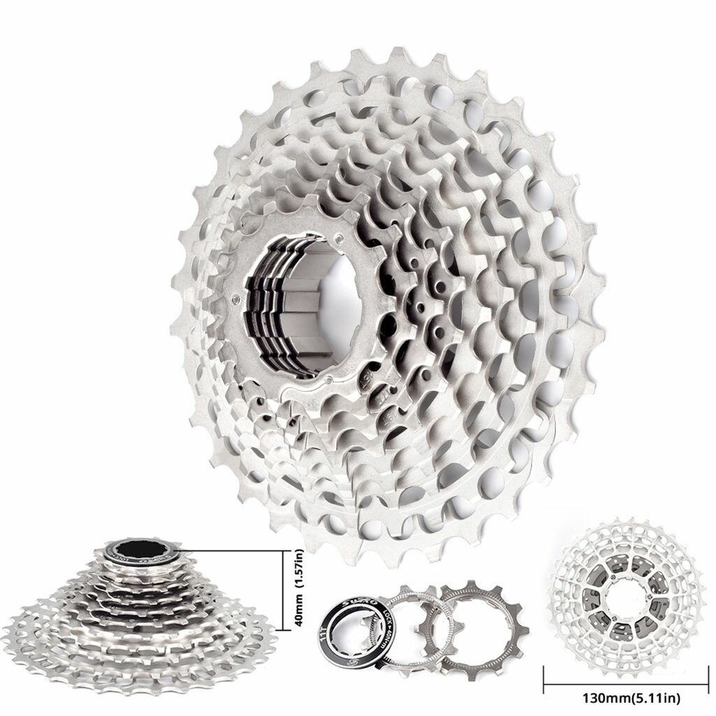 Шоссейный велосипед с кассетой 11 скоростей - 11-32T (ультралегкий)