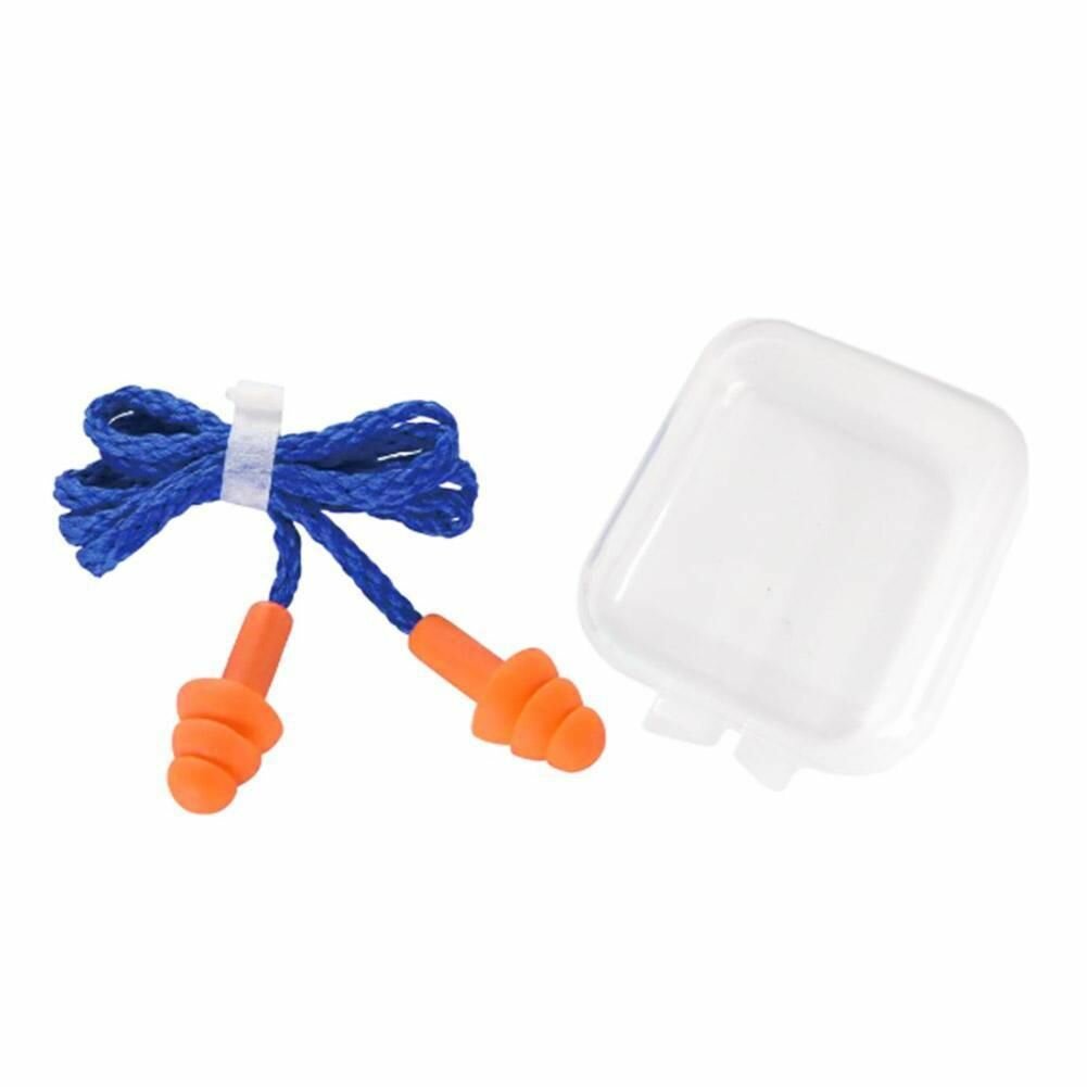 Беруши для плавания, отдыха и шумных работ (1е пары.) / Беруши универсальные на шнурке