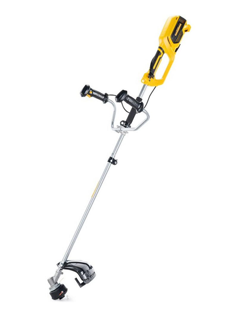 Триммер Champion ET 1500, электрический, U-образная рукоятка, жёлтый с чёрным